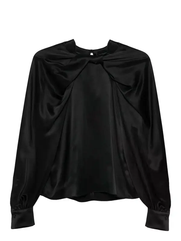 Max Mara Key" Blouse - Black