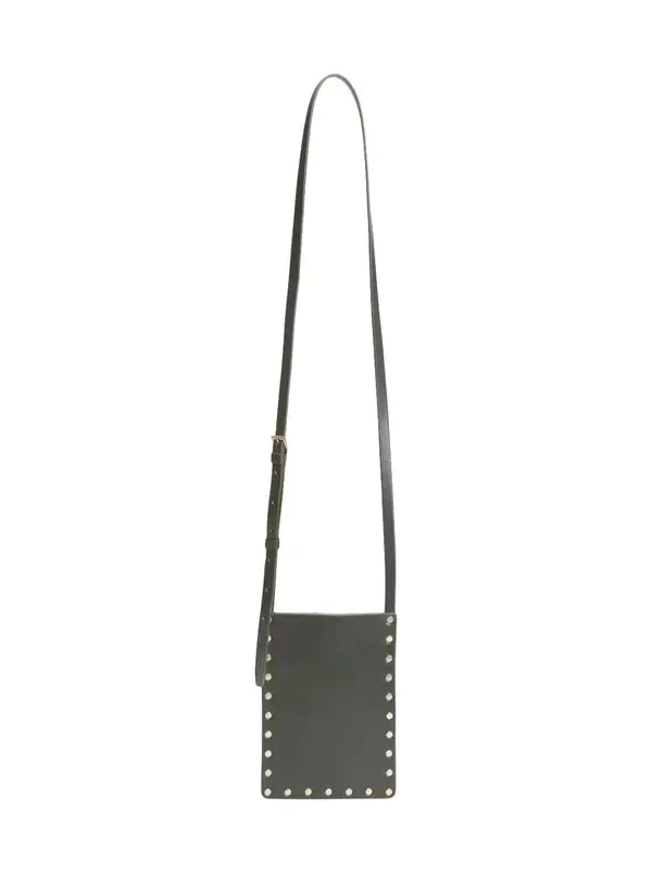 Fabiana Filippi Stud-embellished Crossbody Bag - Green