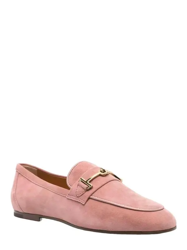 TOD'S Gommino Suede Driving Loafers - Pink