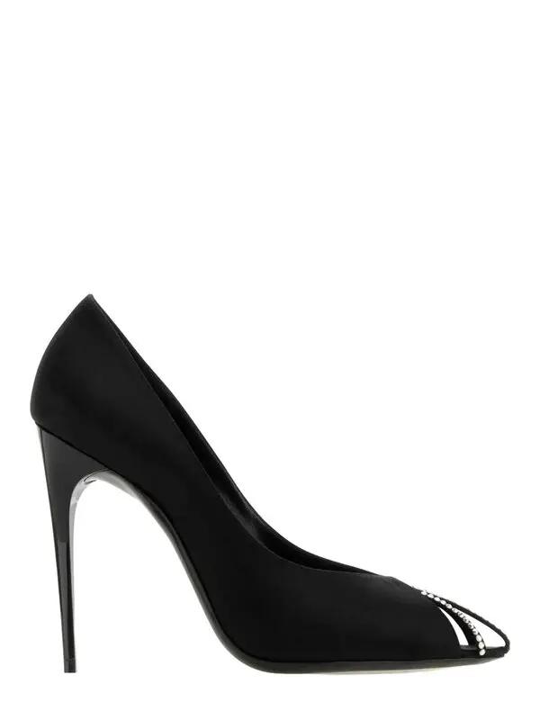 Saint Laurent Martinique 110mm Satin Pumps - Black