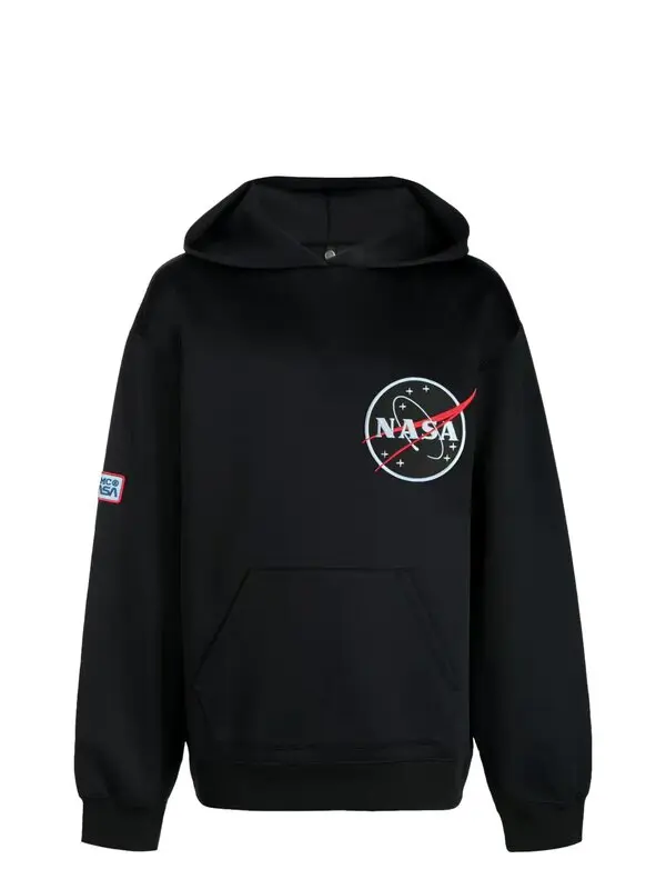 OAMC Nasa Patch Long-sleeve Hoodie - Black