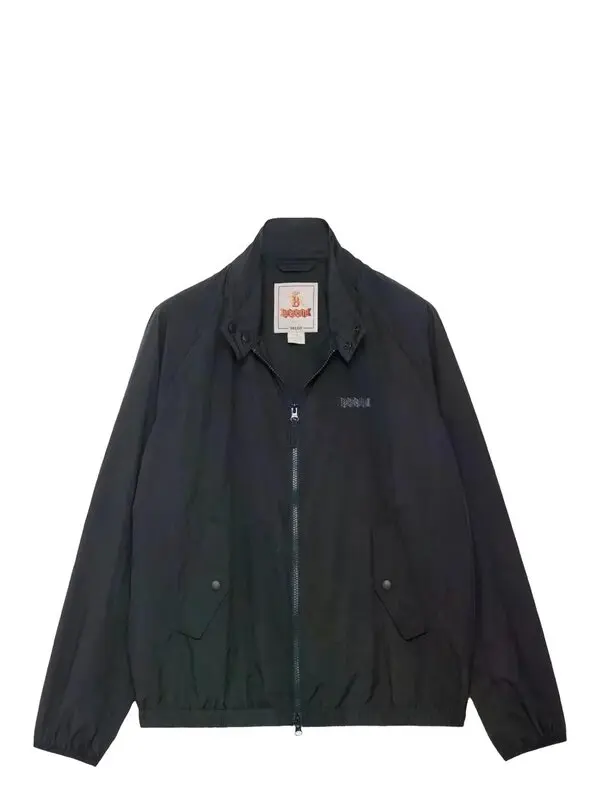BARACUTA Logo-print Jacket - Blue