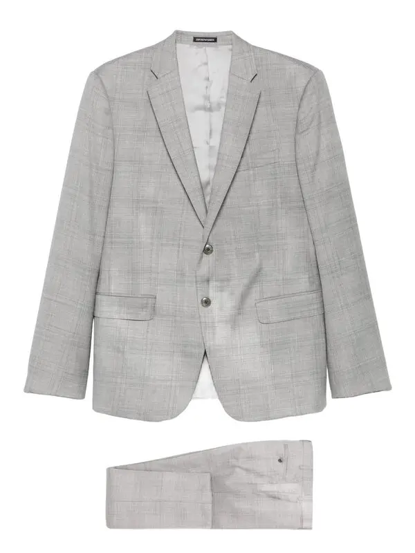 Emporio Armani Virgin Wool Suit - Grey