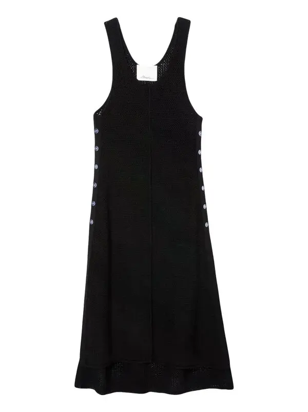 3.1 Phillip Lim Tailored Vest Midi Dress - Black