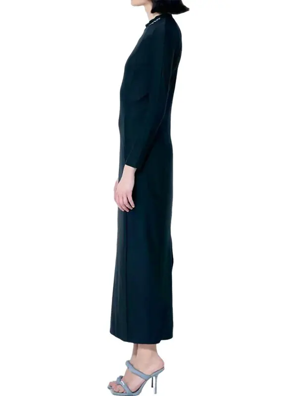 Alexander Wang Logo-print Maxi Dress - Blue