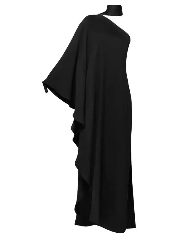 TALLER MARMO Crepe Maxi Dress - Black