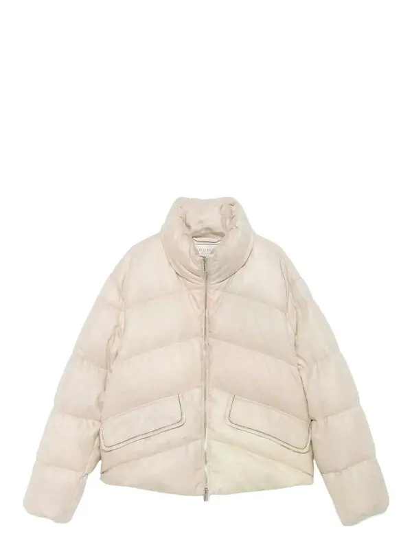 Peserico Quilted Puffer Jacket - Neutrals