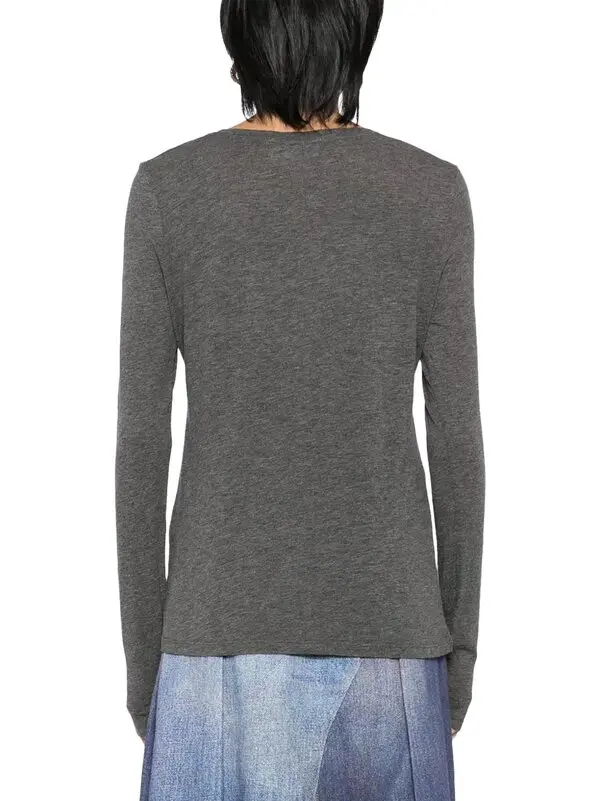American Vintage Jacksonville Long Sleeve T-shirt - Grey