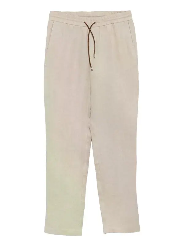Sease Elasticated Drawstring Trousers - Neutrals