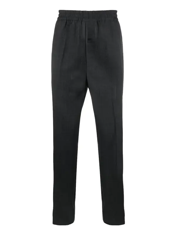 MARANT Nahili Elasticated Plaid Trousers - Grey