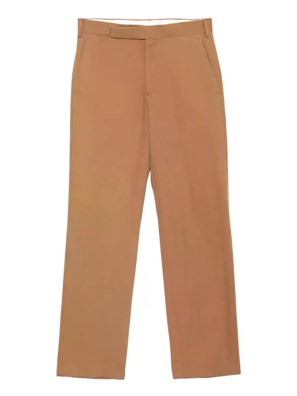 LARDINI Straight-leg Chinos - Brown