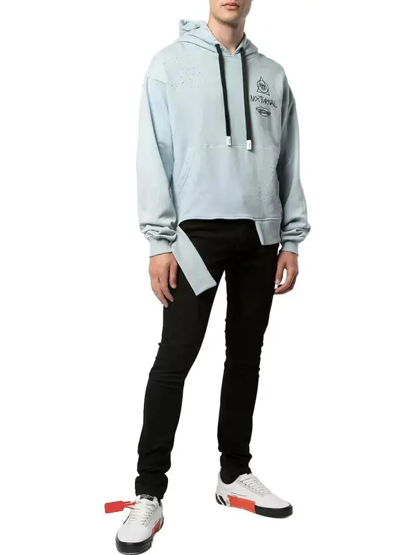 HACULLA. There's No Future For You' Hoodie - Blue