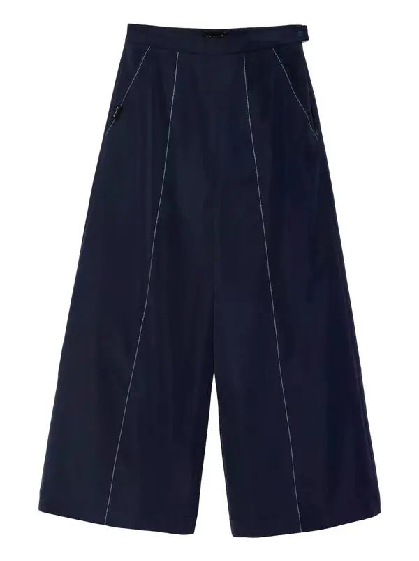 AGNES B. Wide Leg Trousers - Blue