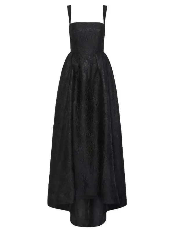 Rebecca Vallance Esther Strap Gown - Black