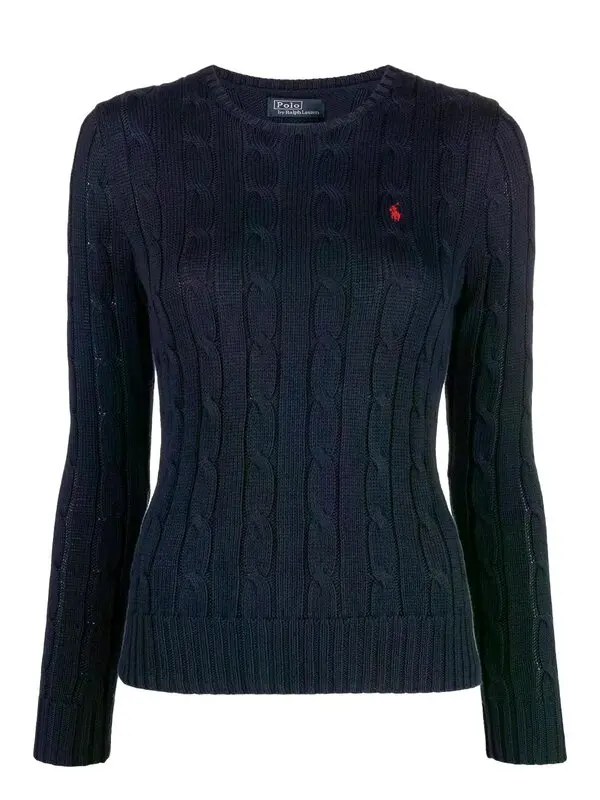 Polo Ralph Lauren Cable Knit Jumper - Blue