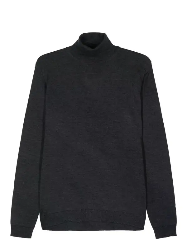 NUUR Roll-neck Merino Jumper - Grey