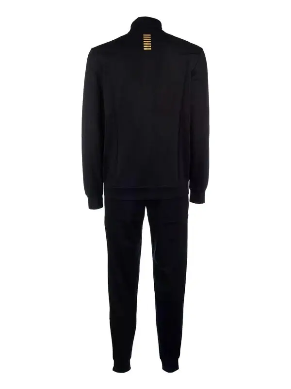 EA7 Logo-print Tracksuit - Black
