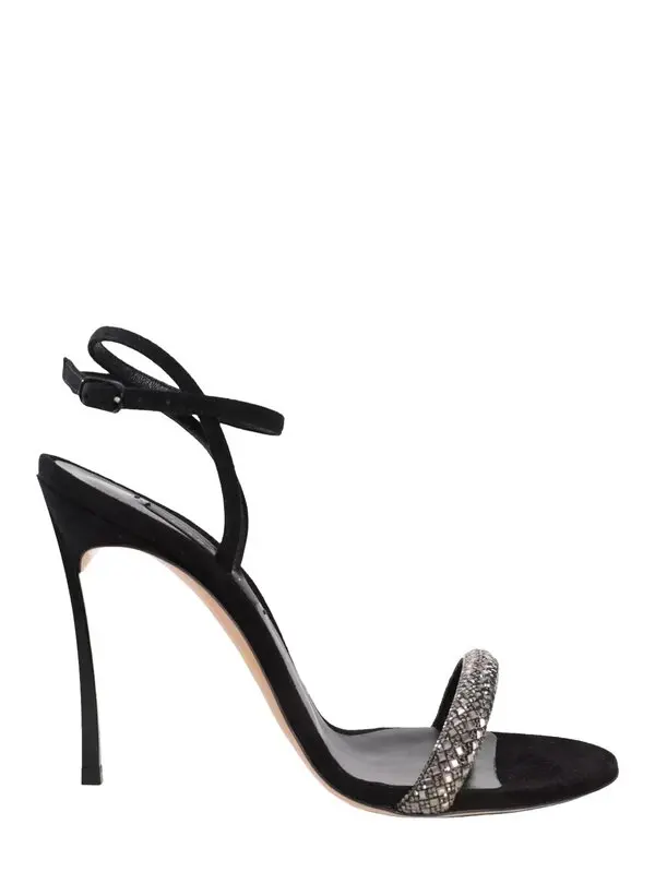 Casadei 100mm Blade Sandal - Silver