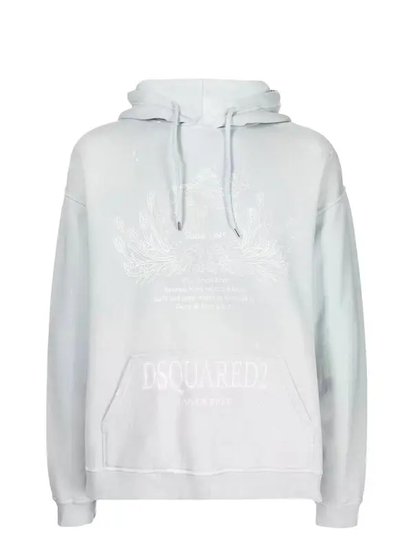 Dsquared2 Logo-print Hoodie - Grey