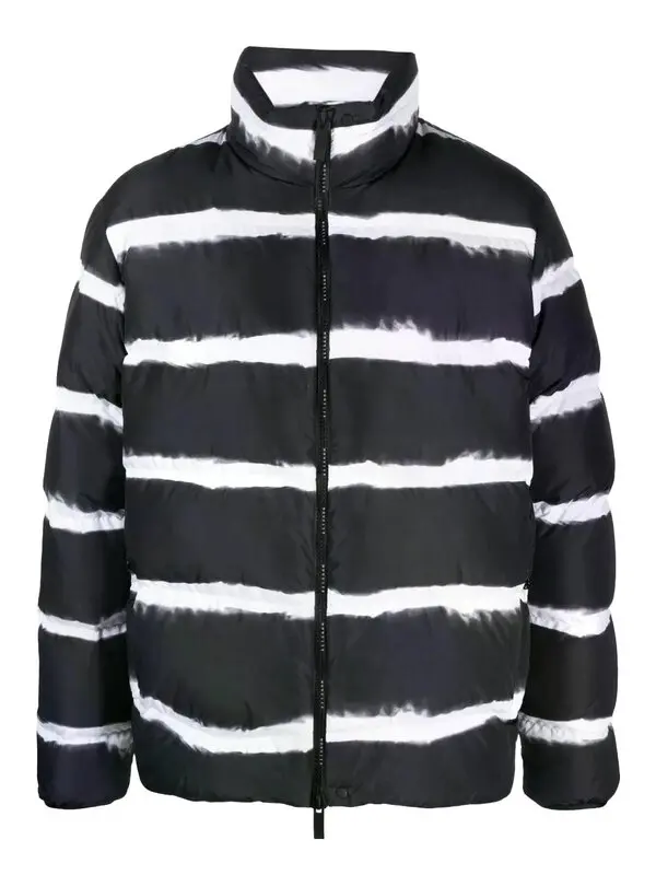 Moncler Padded Zip Up Jacket - Black