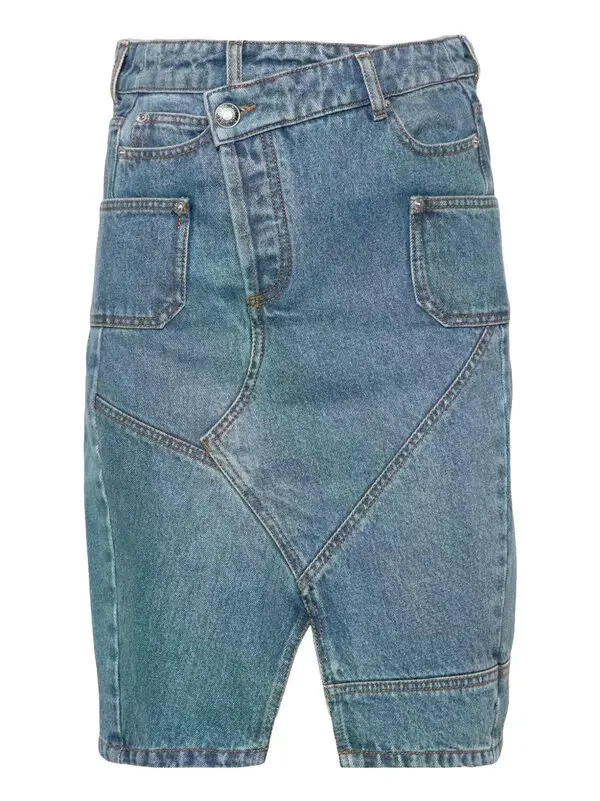 Zadig&Voltaire Jinko Denim Midi Skirt - Blue