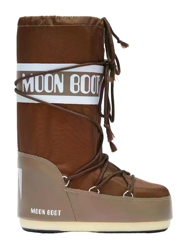 Moon Boot Icon Lace-up Snow Boots - Brown