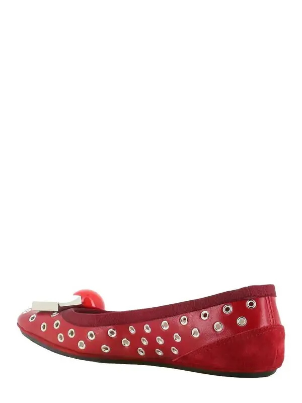 DOVE NUOTANO GLI SQUALI Becky Ballet Flats - Red