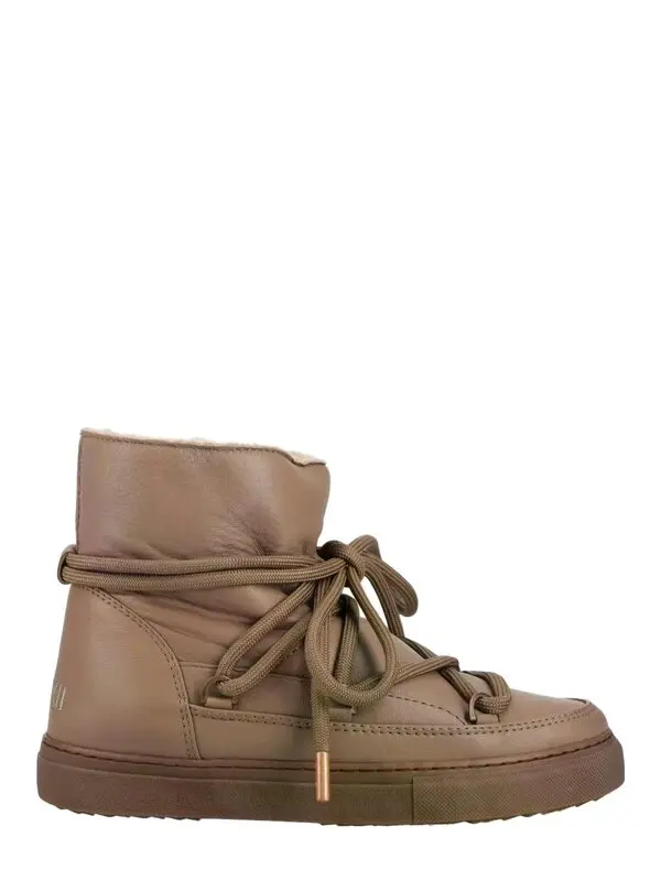 Inuikii Leather Lace-up Boots - Brown