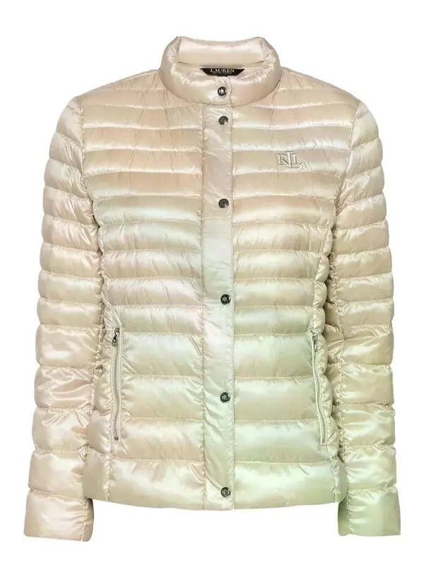 Ralph Lauren Mock Neck Down Jacket - Neutrals