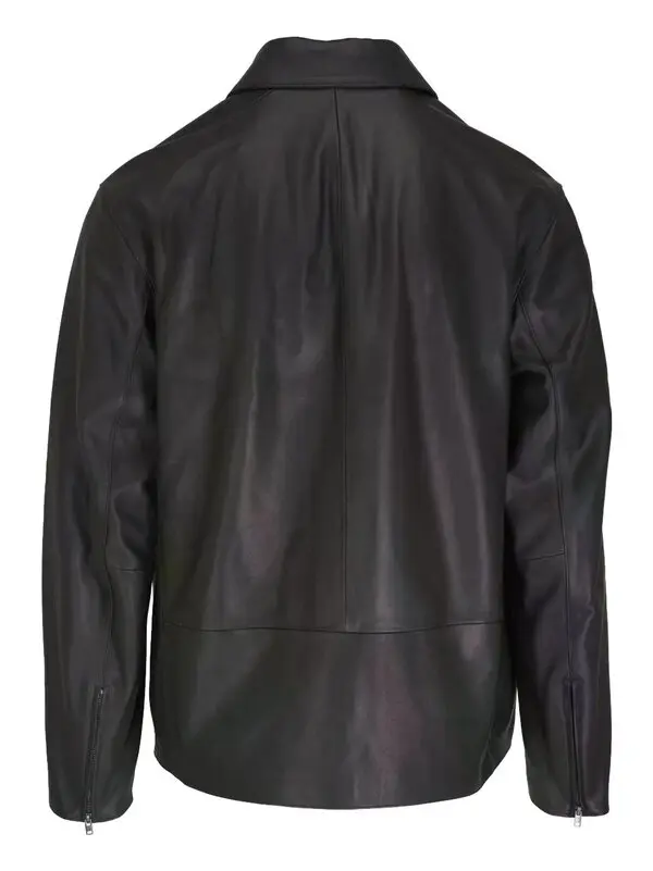 Vince Leather Jacket - Black