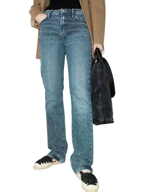 FRAME Le Mini Bootcut Jeans - Blue