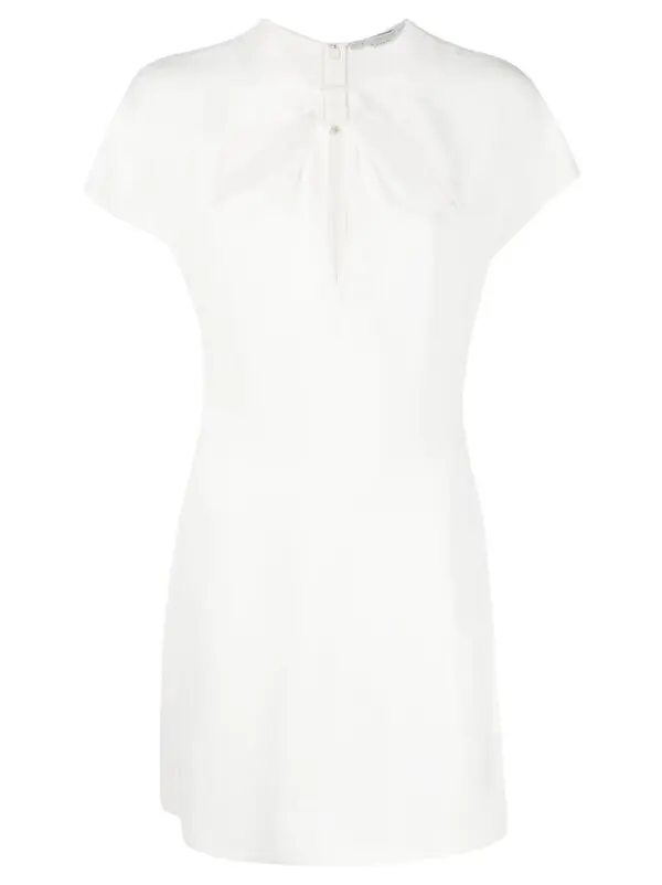Stella McCartney Cut-out Detail Minidress - Neutrals