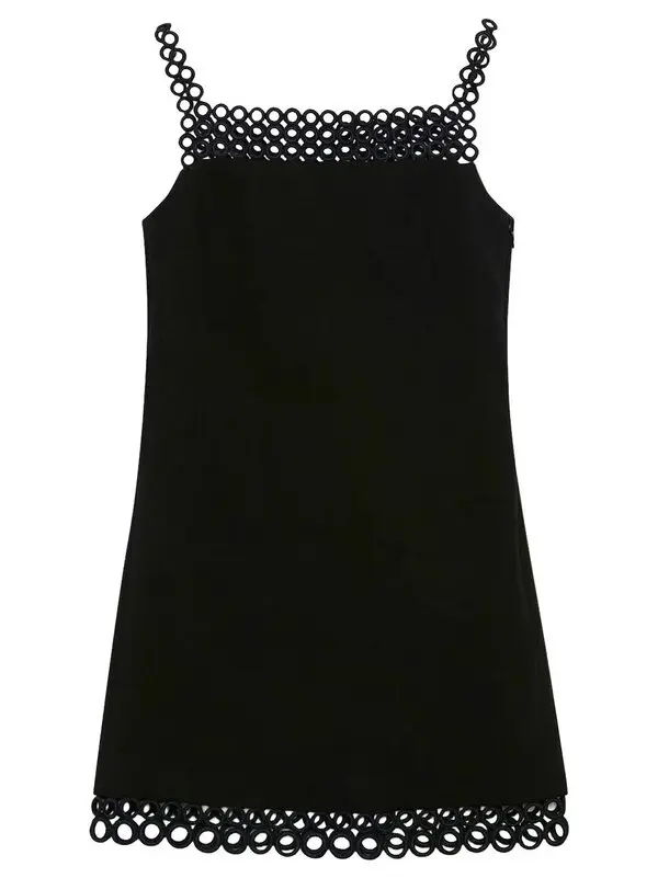 Simkhai Marlie Square Neck Mini Dress - Black