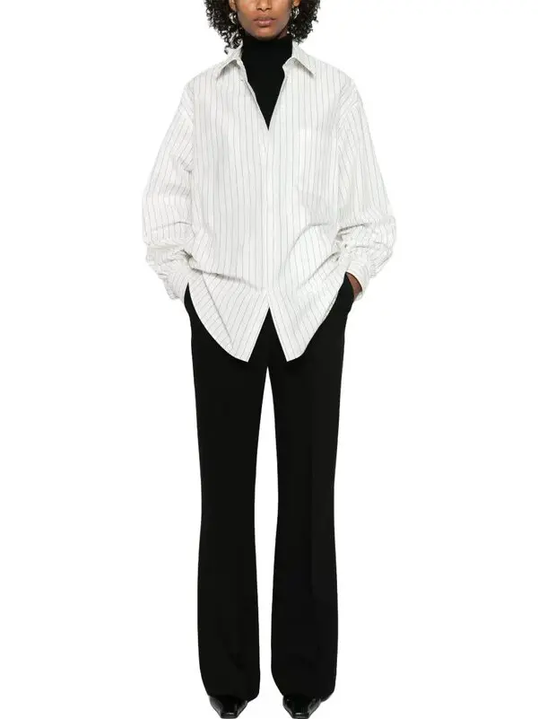 TOTEME Flared Trousers - Black