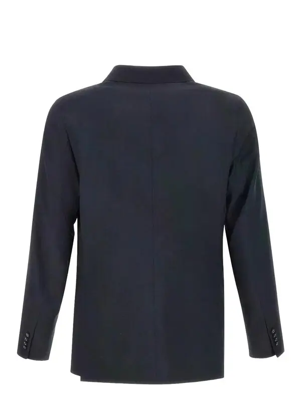 Officine Générale Leon Double-breasted Blazer - Blue
