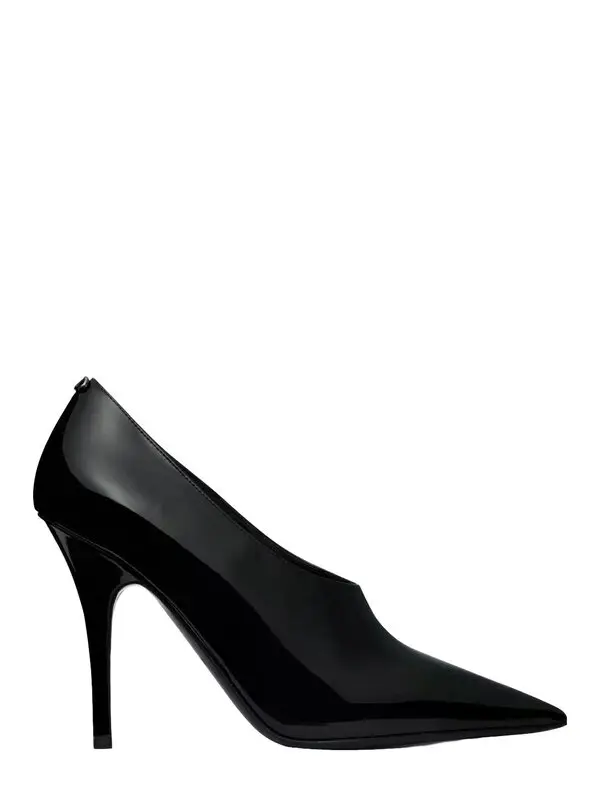 Valentino Garavani 105mm Le Salon Patent Pumps - Black
