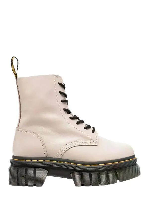 Dr. Martens Audrick Lux Leather Ankle Boots - Neutrals