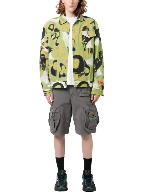 Heron Preston Cotton-blend Cargo Shorts - Grey