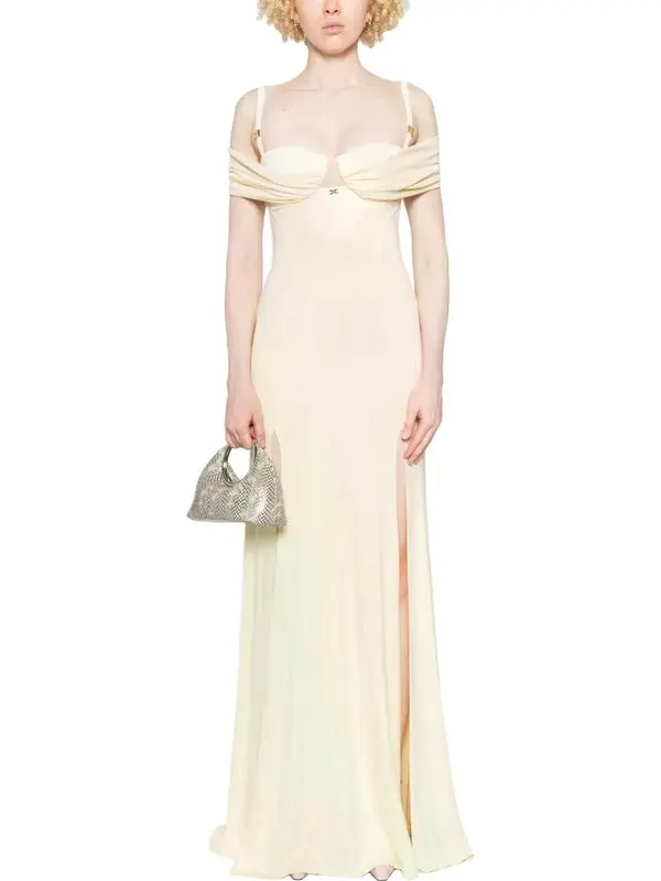 Elisabetta Franchi Bustier-style Gown - Yellow