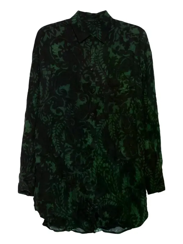 Transit Crease Effect Shirt - Black