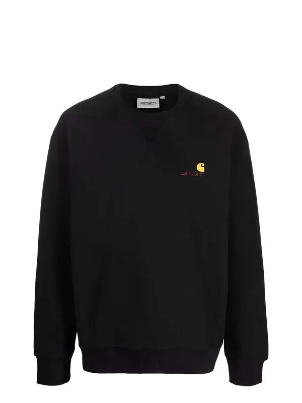 Carhartt Work In Progress Embroidered-logo Jumper - Black