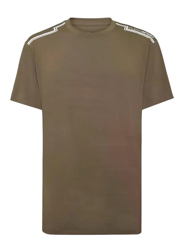 PLEIN SPORT Ss Logo-print T-shirt - Green