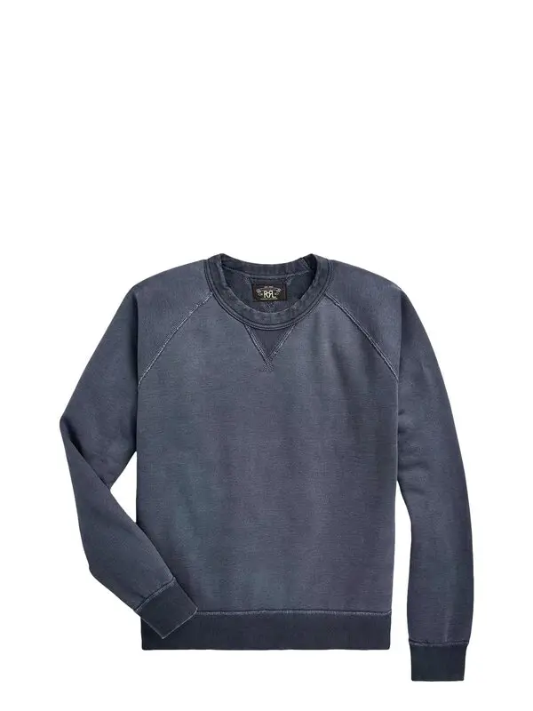 Ralph Lauren Crew-neck Cotton Sweater - Blue