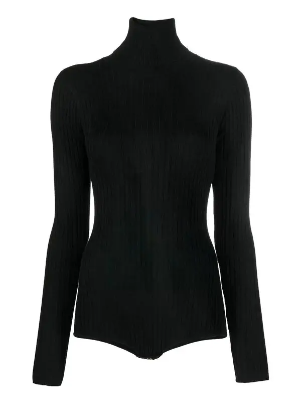 Dodo Bar Or Ziggy Crystal-embellished Bodysuit - Black