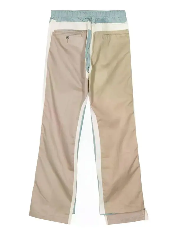 Needles Patchwork Straight-leg Trousers - Neutrals