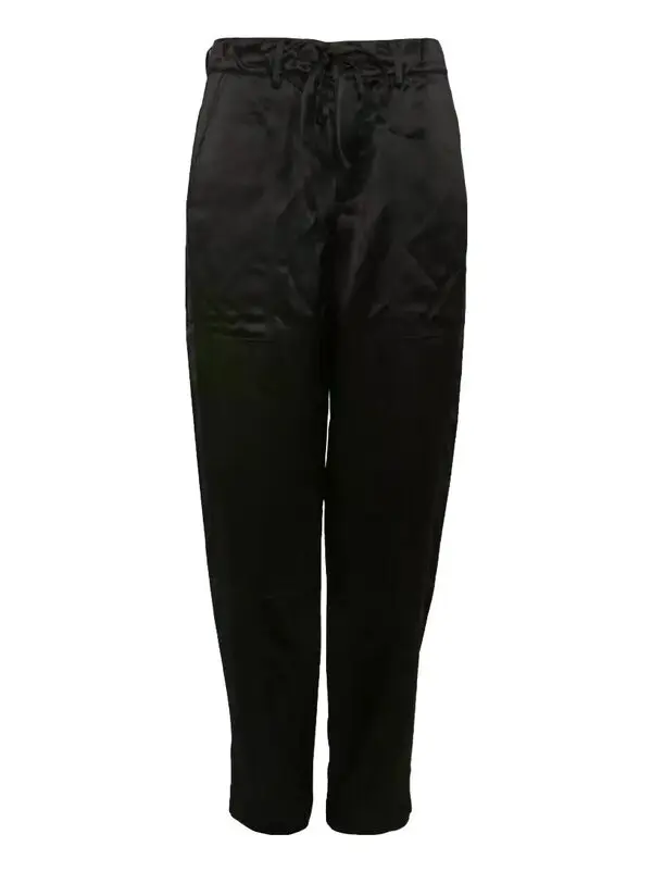Proenza Schouler White Label Drawstring Trousers - Black