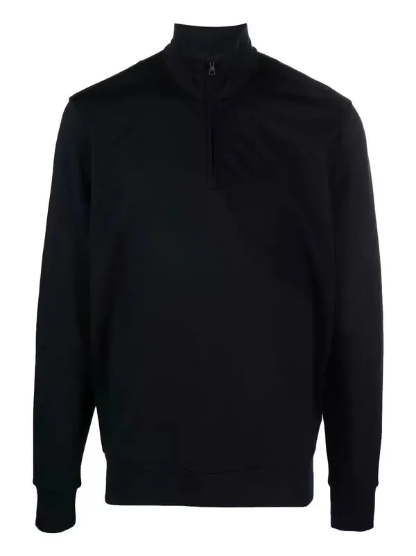 Orlebar Brown Half-zip Wool Jumper - Grey