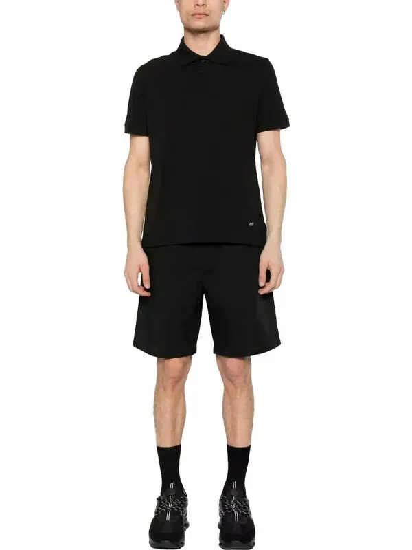 Just Cavalli Piqué-weave Polo Shirt - Black