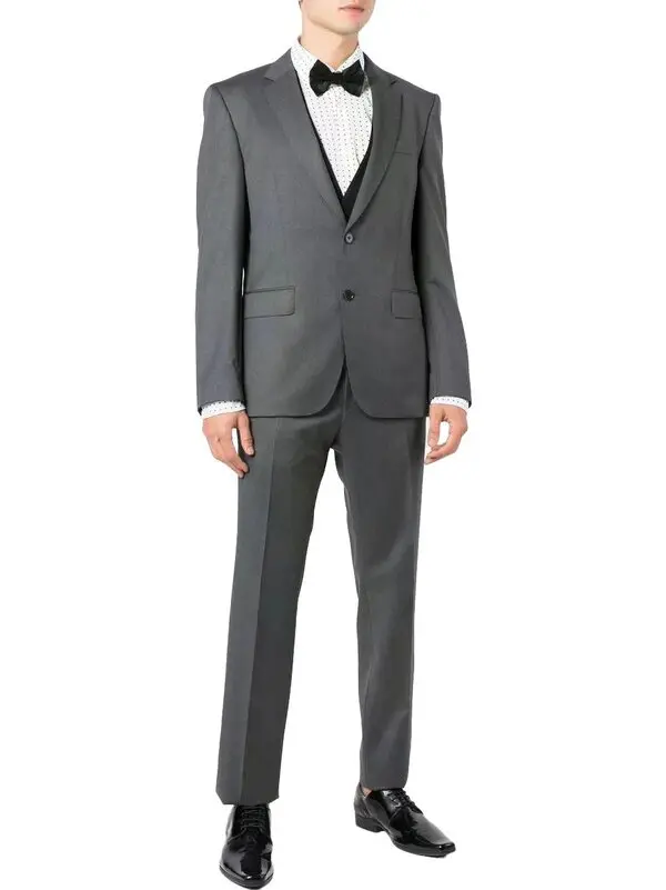 BOSS Single-breasted Fitted Blazer - Grey