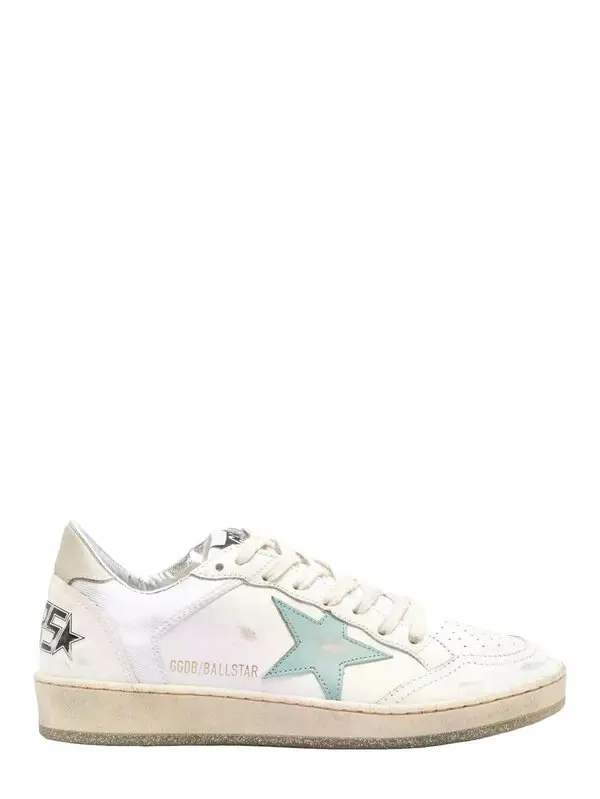 GOLDEN GOOSE Ball Star Leather Sneakers - White